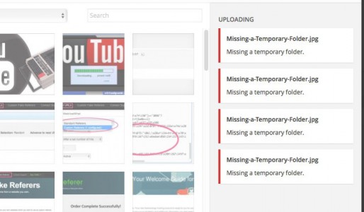 Solution — Fix Missing Temporary Folder WordPress Error